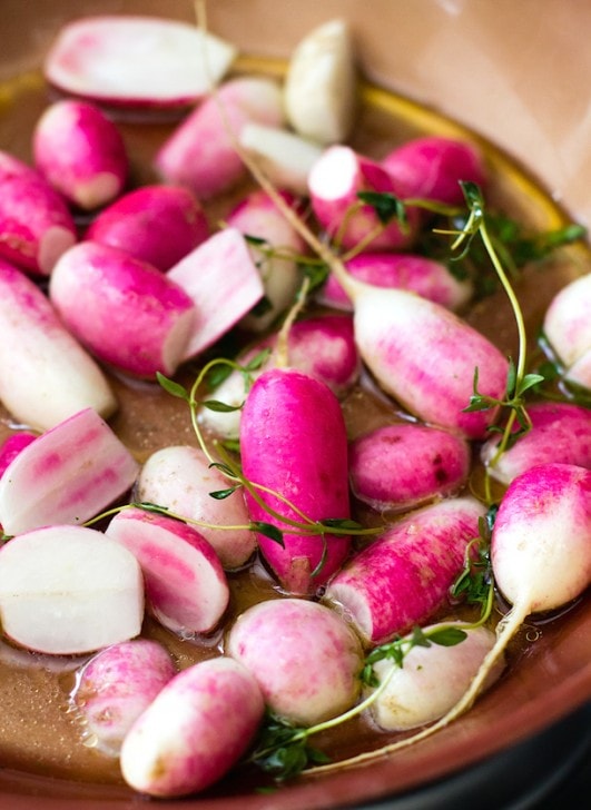 Sautéed French Breakfast Radishes | Heartbeet Kitchen