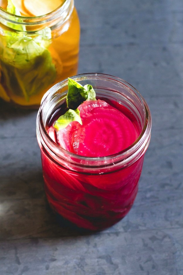 Fermented Beets with Cumin and Basil • Heartbeet Kitchen