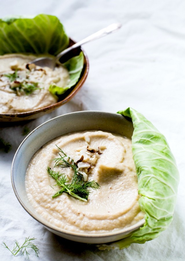 Healthy Cabbage Fennel Soup | Heartbeet Kitchen
