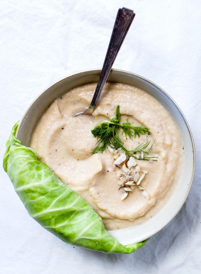 Healthy Cabbage Fennel Soup | Heartbeet Kitchen