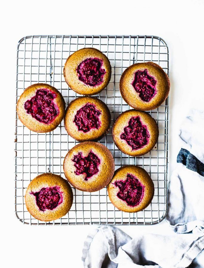 Gluten-Free Raspberry Financiers | Heartbeet Kitchen