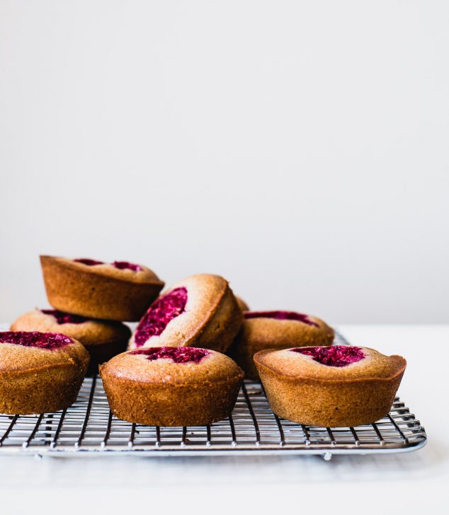 Gluten-Free Raspberry Financiers | Heartbeet Kitchen