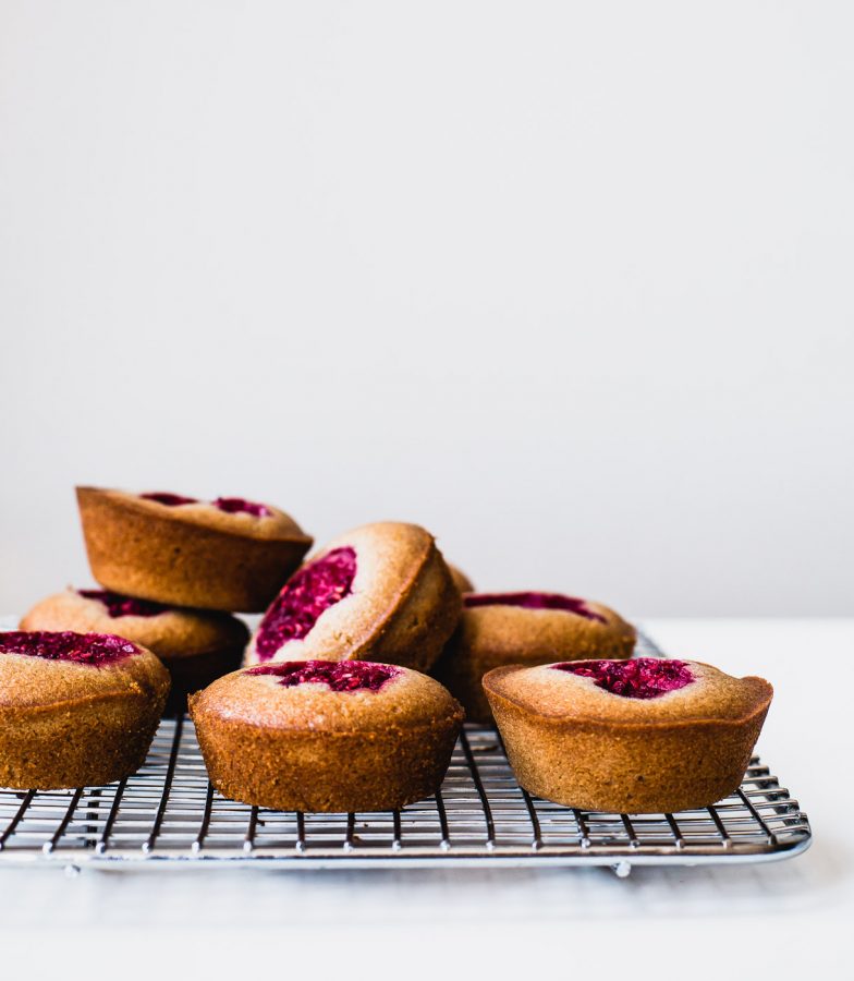 Gluten-Free Raspberry Financiers | Heartbeet Kitchen