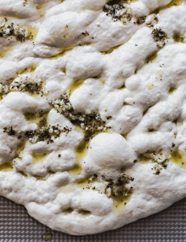 Soft & Fresh Sourdough Focaccia Bread | Heartbeet Kitchen