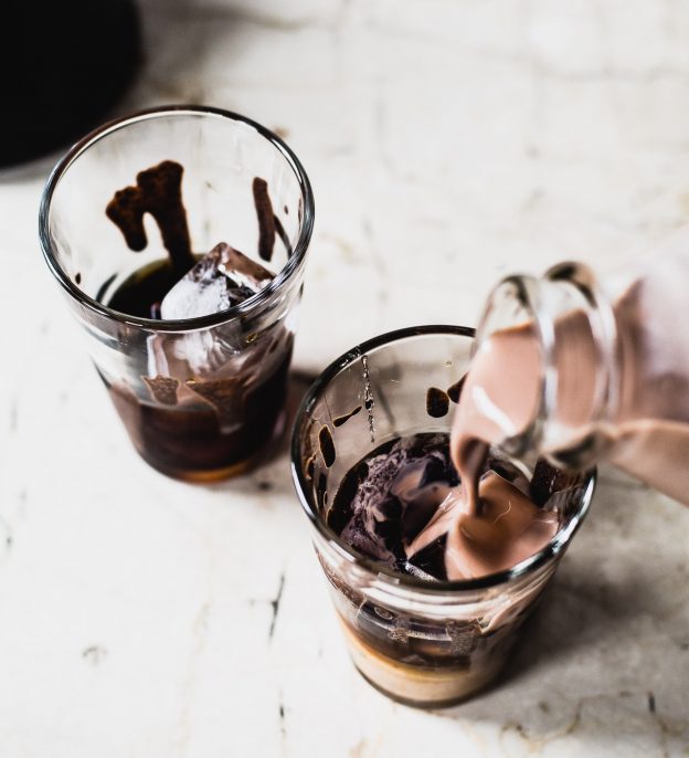 3-Ingredient Cold Brew Iced Mocha | Heartbeet Kitchen
