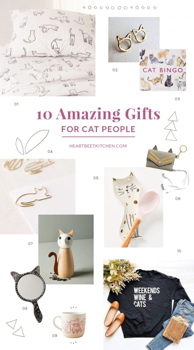 Top 20 Gifts for Cat Lovers, and Cats! • Heartbeet Kitchen
