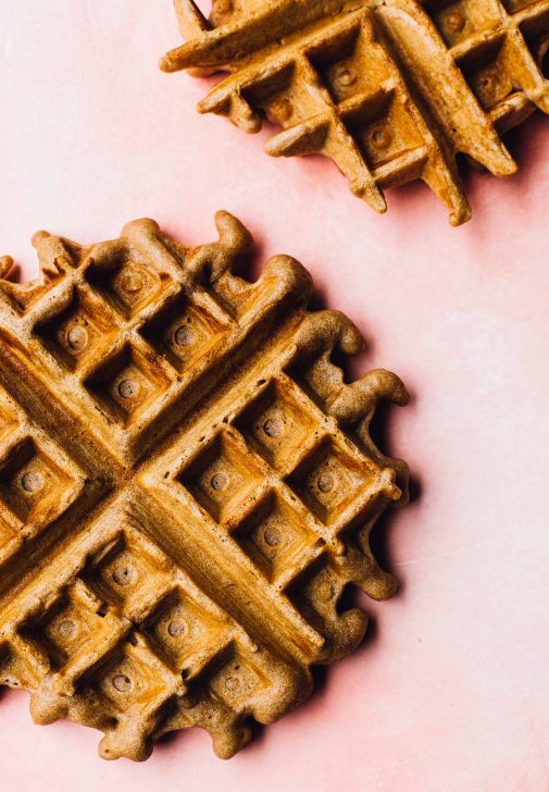 Fluffy Gluten-Free Waffle Recipe! With Tahini Hot Fudge