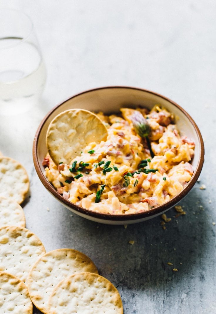 10-Minute Homemade Pimento Cheese Dip · Heartbeet Kitchen