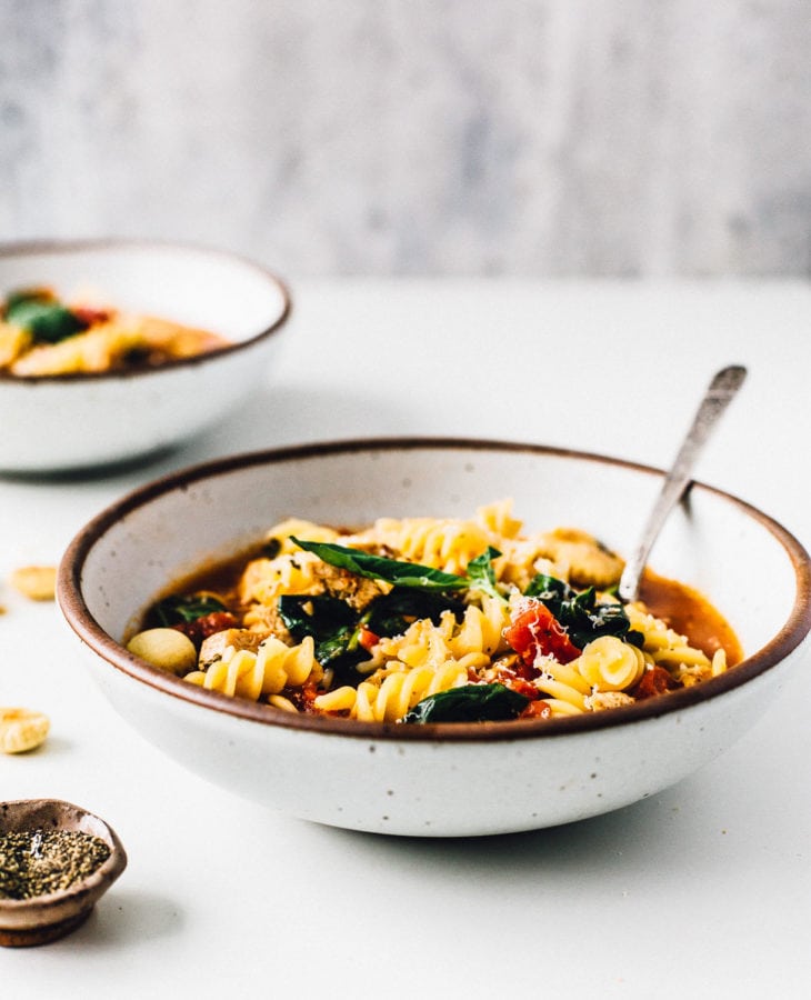 One Pot Turkey Tuscan Soup • Heartbeet Kitchen