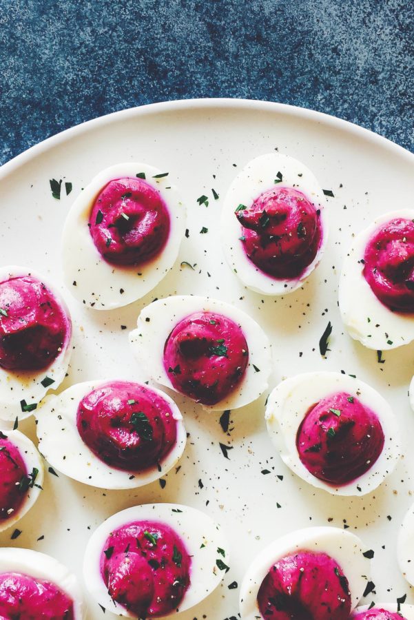 Beet Deviled Eggs Recipe | Heartbeet Kitchen