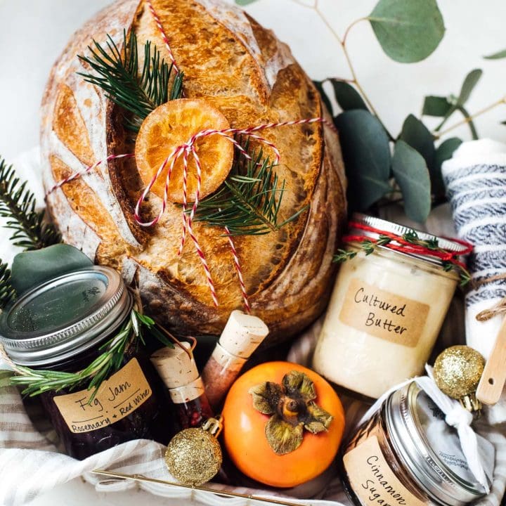 How to Gift Wrap Bread and Make a Bread Gift Basket • Heartbeet Kitchen