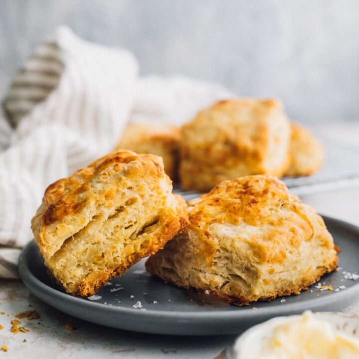 Flaky 5 Ingredient Sourdough Discard Biscuits • Heartbeet Kitchen
