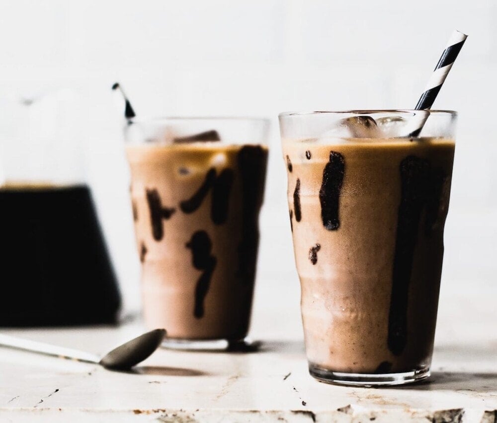 3-Ingredient Cold Brew Iced Mocha | Heartbeet Kitchen