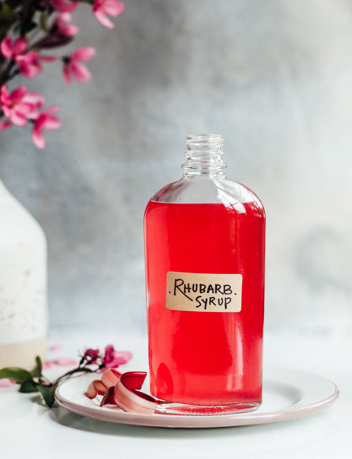 Easy Rhubarb Syrup (for drinks!) | Heartbeet Kitchen