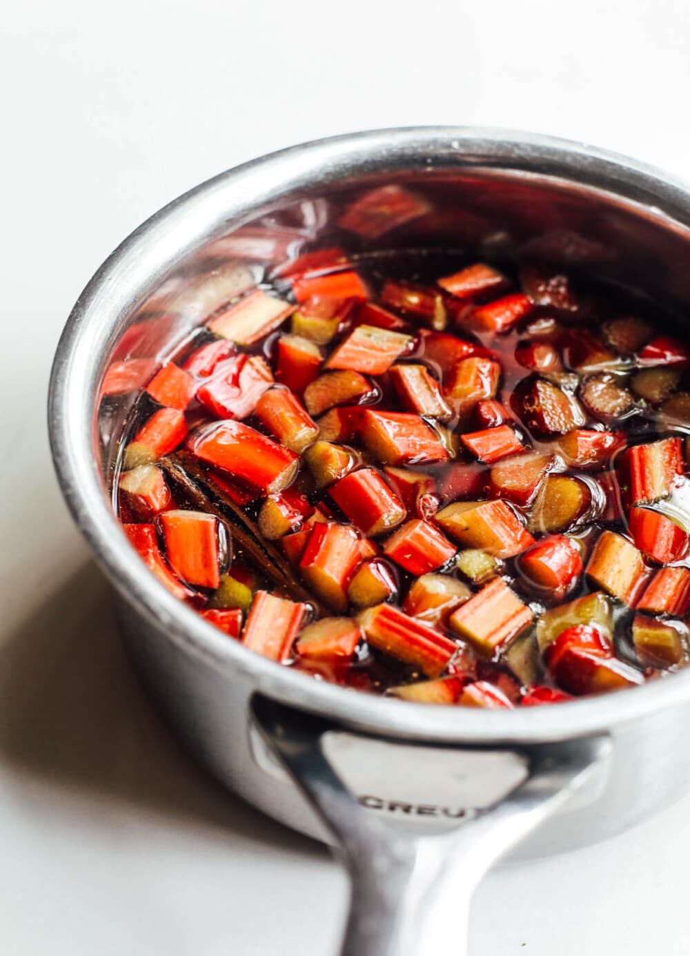 Easy Rhubarb Syrup (for drinks!) | Heartbeet Kitchen