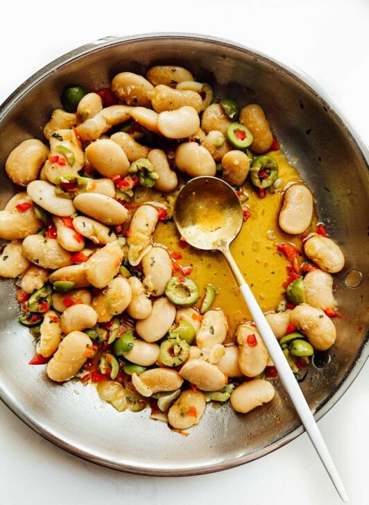 Marinated Gigante Beans with Olives • Heartbeet Kitchen