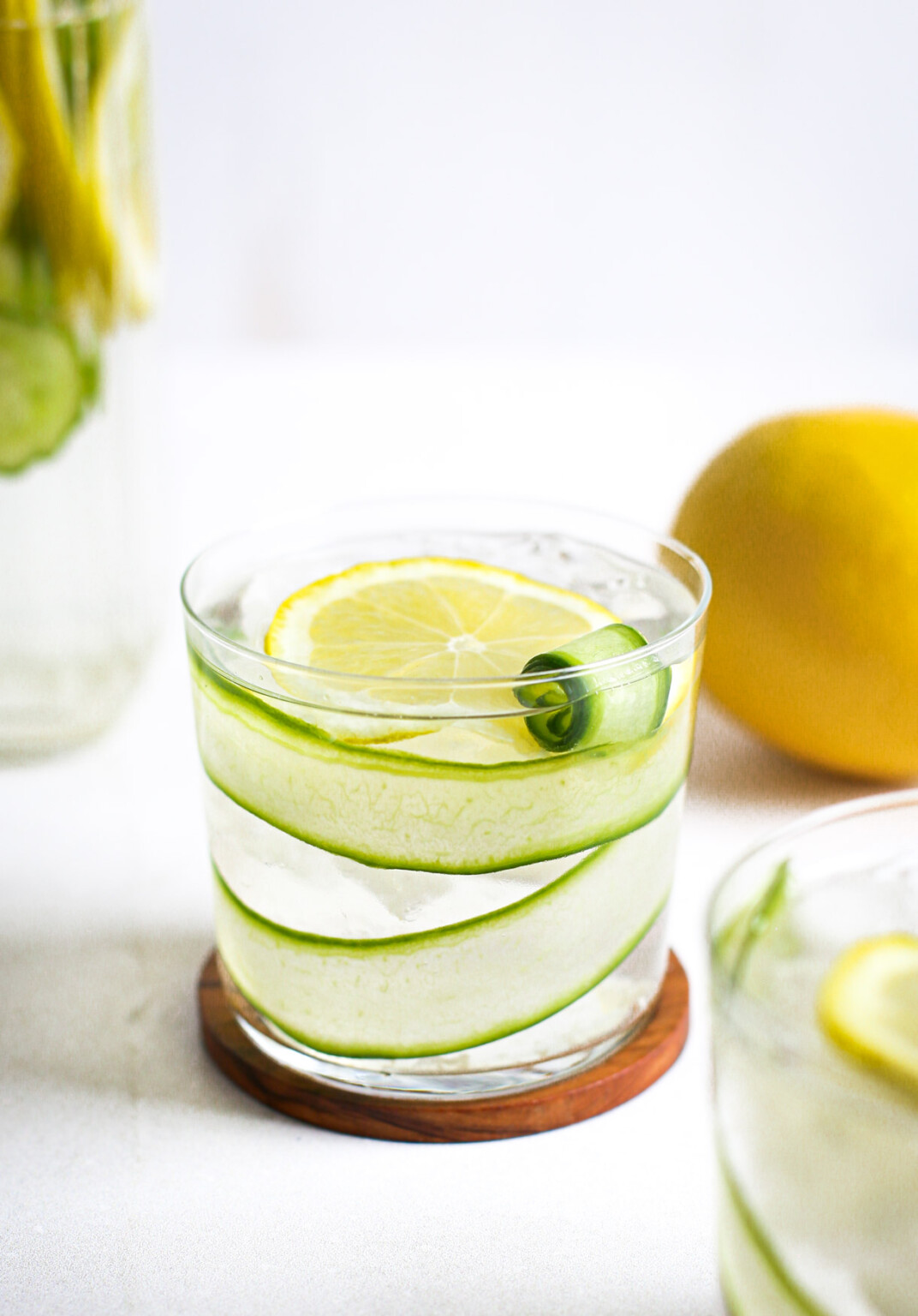 Hydrating Cucumber Lemon Water • Heartbeet Kitchen