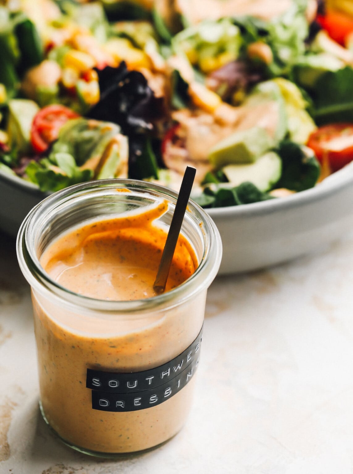 10-Minute Southwest Salad Dressing • Heartbeet Kitchen