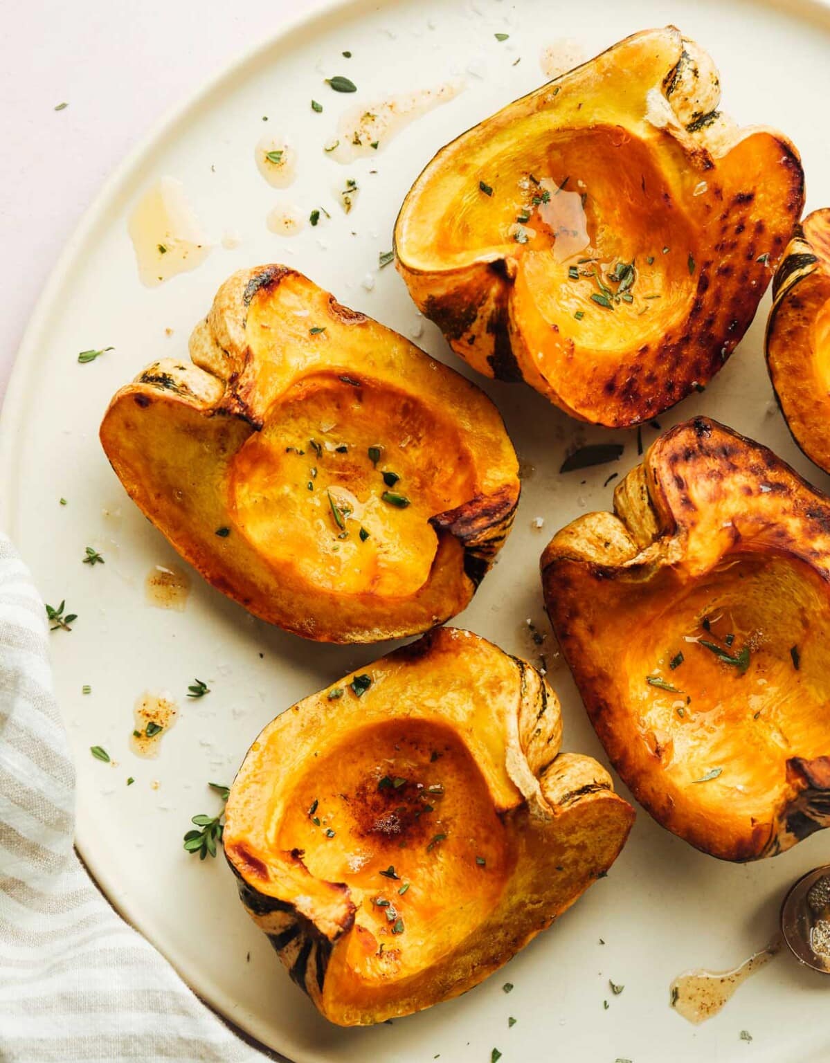 Roasted Sweet Dumpling Squash with Brown Butter • Heartbeet Kitchen