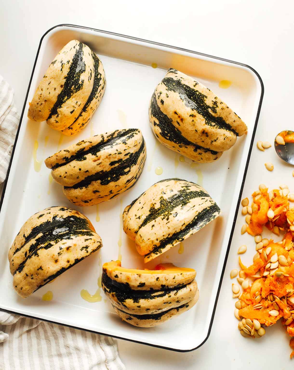 Roasted Sweet Dumpling Squash with Brown Butter • Heartbeet Kitchen