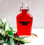 Fresh Cranberry Syrup (for drinks!) • Heartbeet Kitchen