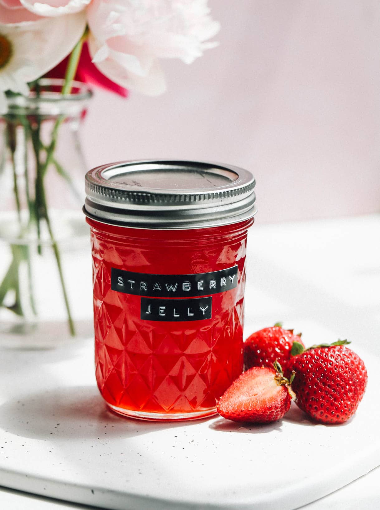 Homemade Strawberry Jelly (for canning!) • Heartbeet Kitchen