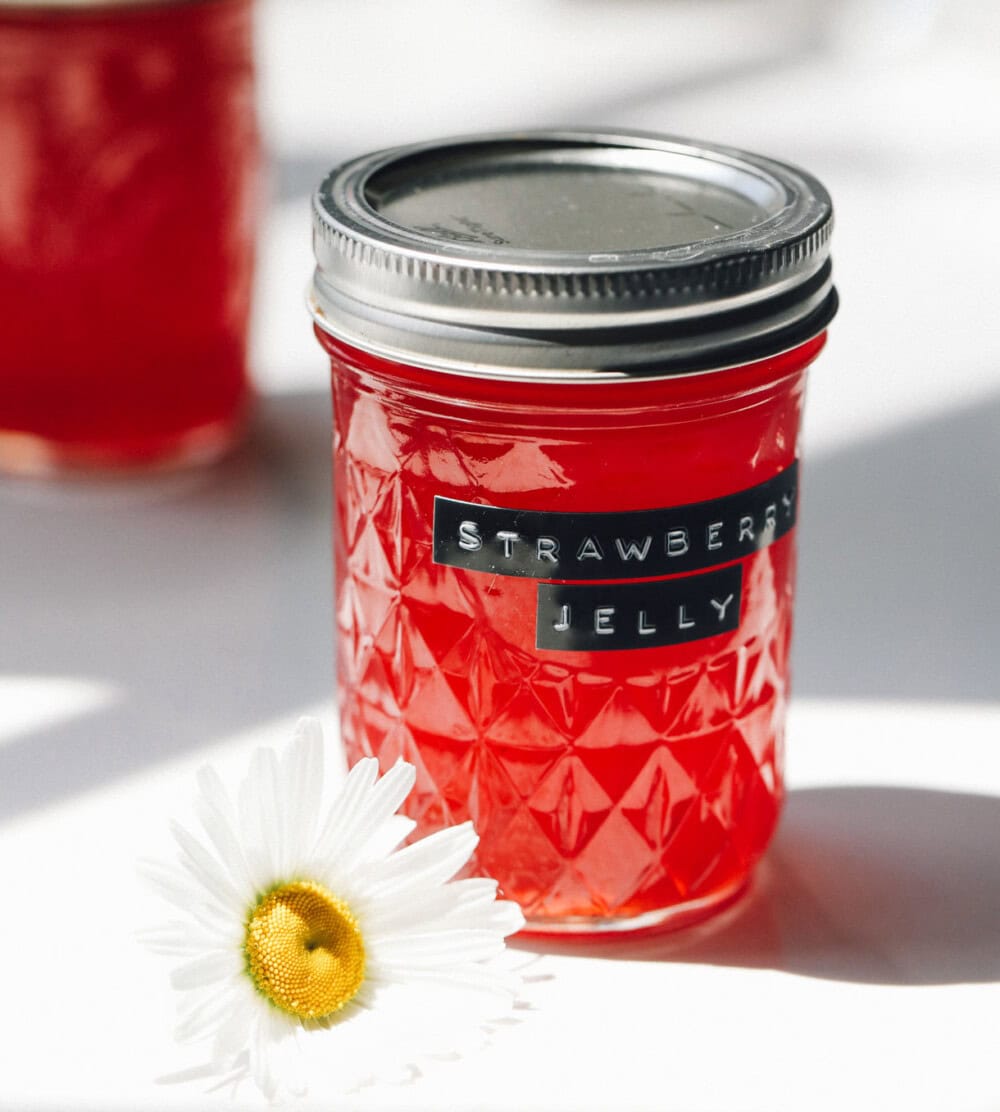 Homemade Strawberry Jelly (for canning!) • Heartbeet Kitchen