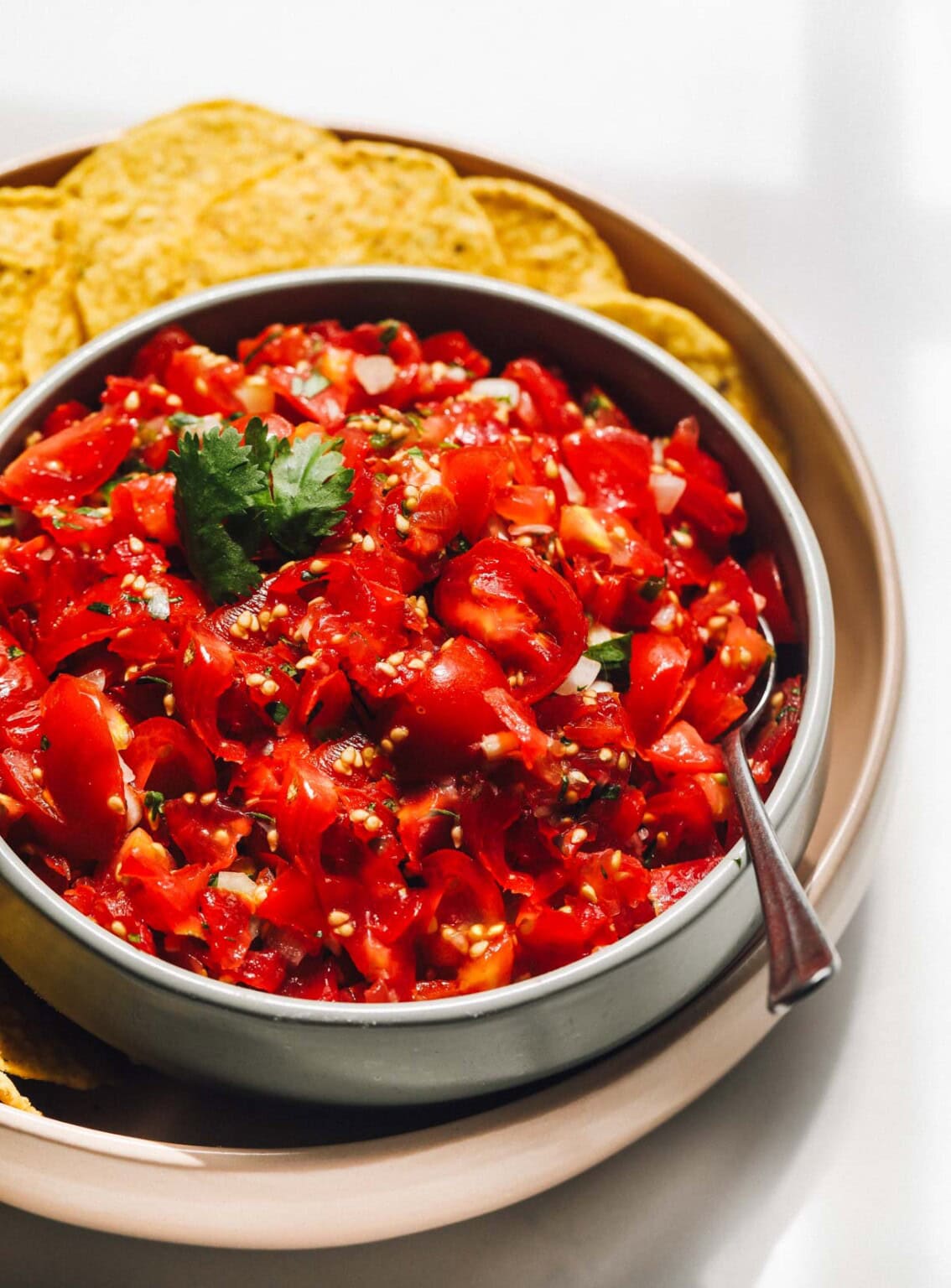 Fresh Cherry Tomato Salsa • Heartbeet Kitchen