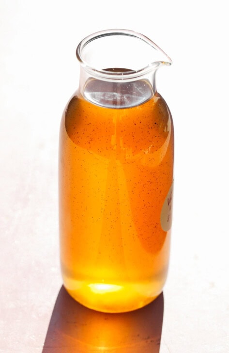 Vanilla Bean Simple Syrup (for coffee & cocktails!) • Heartbeet Kitchen